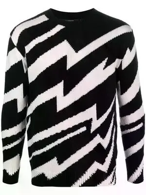 Stella McCartney Intarsia-knit Jumper - Black