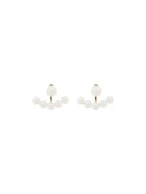 Mateo 14kt Pearl Stud Earrings - Gold