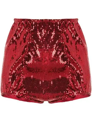 Dolce & Gabbana Sequinned Briefs - Red