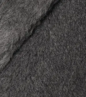 Max Mara Teddy Bear Icon Alpaca And Wool-blend Coat - Grey