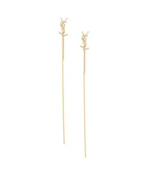 Saint Laurent - Monogram Pendant Earrings