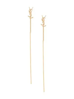 Saint Laurent - Monogram Pendant Earrings