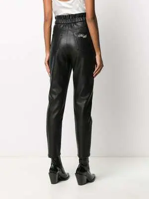 Philosophy Di Lorenzo Serafini Faux-leather Trousers