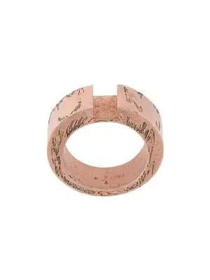 PARTS OF FOUR Crescent Rift Ring - Pink