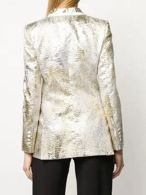 Dolce & Gabbana Metallic Textured Blazer