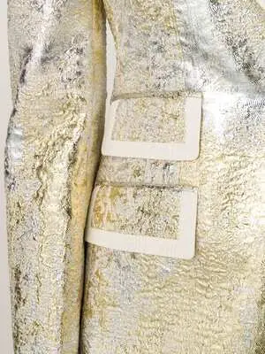 Dolce & Gabbana Metallic Textured Blazer