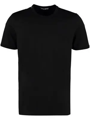 Dolce & Gabbana Logo-appliqué T-shirt - Black
