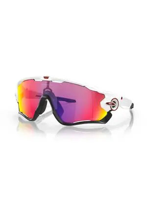 Oakley Jawbreaker Shield-frame Sunglasses - White