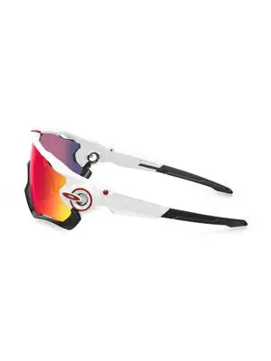 Oakley Jawbreaker Shield-frame Sunglasses - White