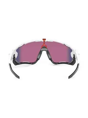 Oakley Jawbreaker Shield-frame Sunglasses - White
