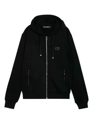 Dolce & Gabbana Cotton Hoodie - Black