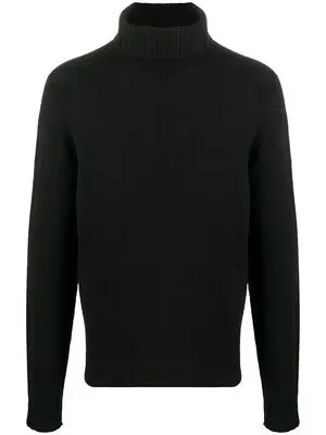 Palm Angels Logo Turtleneck Jumper
