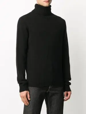 Palm Angels Logo Turtleneck Jumper