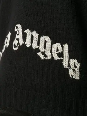 Palm Angels Logo Turtleneck Jumper