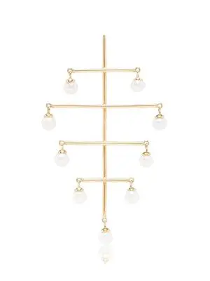 PERSEE 18kt Tree Pearl Earring