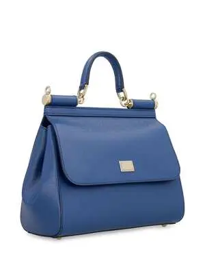 Dolce & Gabbana Large Sicily Tote Bag - Blue