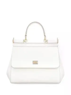 Dolce & Gabbana Sicily Tote Bag - White