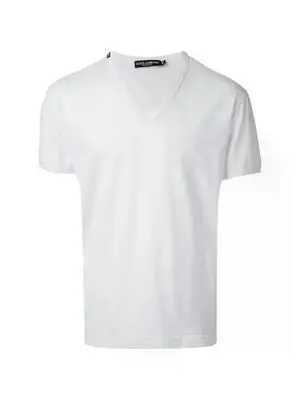 Dolce & Gabbana Classic V-neck T-shirt - White