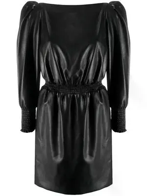 Philosophy Di Lorenzo Serafini Faux Leather Mini Dress