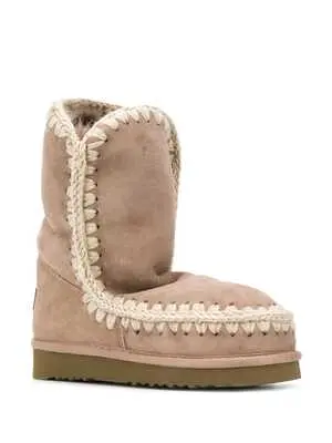 Mou Shearling Lined Eskimo Boots - Neutrals