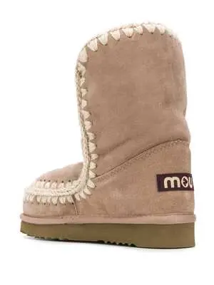 Mou Shearling Lined Eskimo Boots - Neutrals