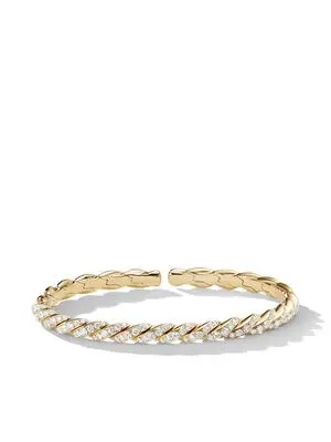 David Yurman David Yurman 18kt Yellow Gold Diamond Bracelet 88adi