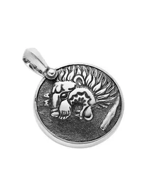 David Yurman Sterling Petrus Lion Amulet - Silver