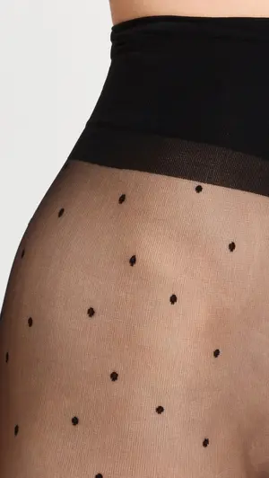 STEMS Paris Edit Sheer Double Dots Tights Set Of Two