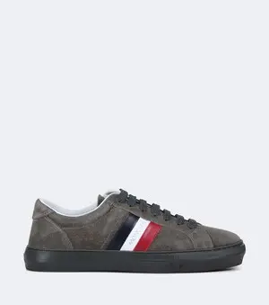 Moncler Monaco Suede Sneakers - Grey