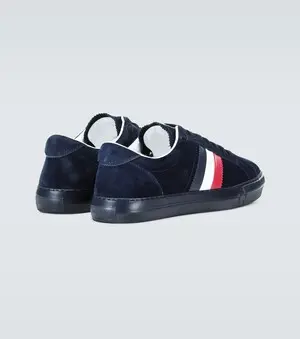 Moncler Monaco Suede Sneakers - Blue