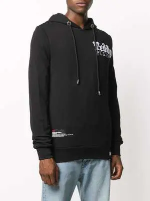 Philipp Plein Embroidered Teddy-print Hoodie