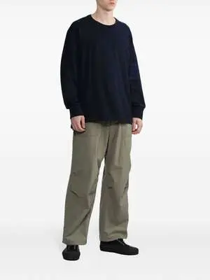 Thom Browne 4-bar Stripe Cotton T-shirt - Blue