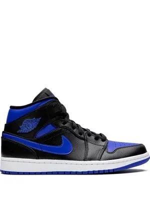 JORDAN 1 Mid Royal Sneakers - Black