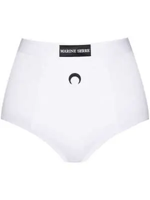 MARINE SERRE Ribbed Cotton Briefs