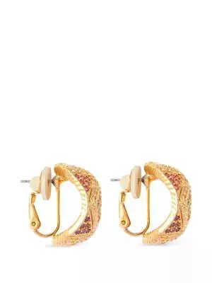 D'ORLAN 1980's Hoop Earrings