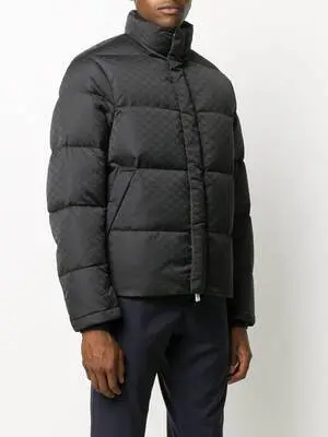 Emporio Armani Jacquard Quilted Puffer Jacket