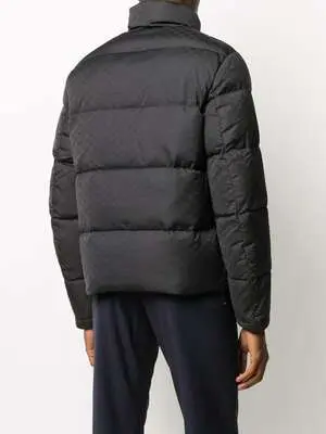 Emporio Armani Jacquard Quilted Puffer Jacket