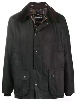 Barbour Bedale Waxed Cotton Jacket - Green