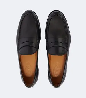 TOD'S Leather Penny Loafers