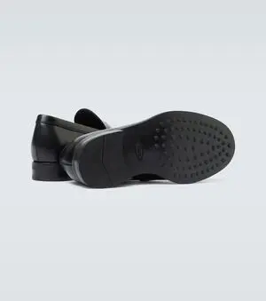 TOD'S Leather Penny Loafers