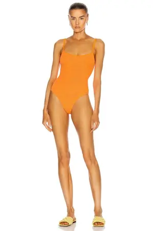 Hunza G Hunza G Pamela One-Piece Swimsuit Orange