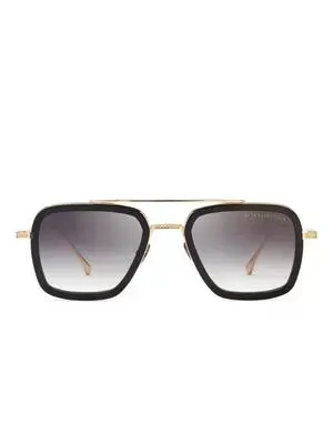 Dita Geometric-frame Sunglasses - Black