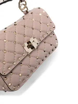 Valentino Garavani Rockstud Spike Shoulder Bag - Neutrals