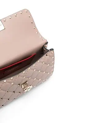 Valentino Garavani Rockstud Spike Shoulder Bag - Neutrals