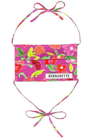 Bernadette Mask In Floral,pink