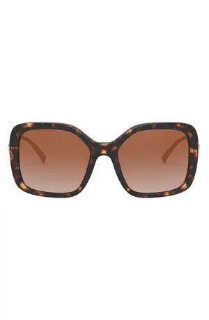 Versace 53mm Polarized Square Sunglasses