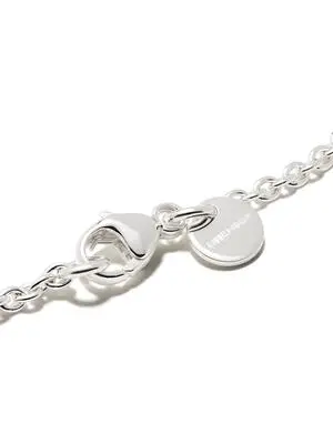 SHAUN LEANE Silver Cherry Blossom Diamond And Pearl Bracelet