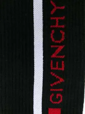 Givenchy Logo Stripe Intarsia Socks