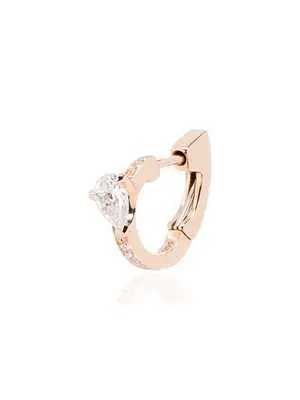 REPOSSI 18kt Harvest Diamond Huggie Earring - Pink