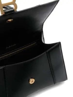 Balenciaga Small Hourglass Top-handle Bag - Black